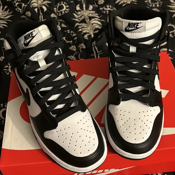 Nike | Shoes | Nike Dunk Hi Retro Authentic Black And White Dunks Hi ...